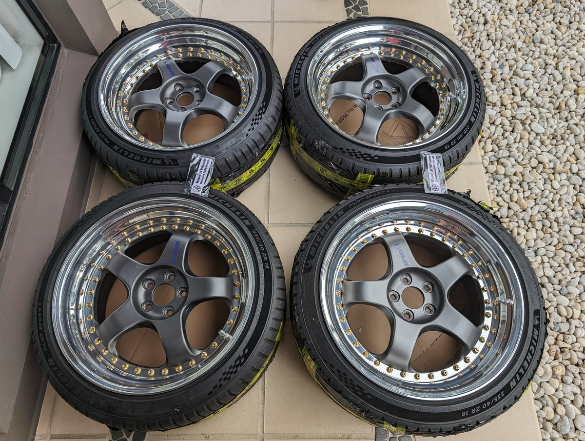 *Deep Dish* + *Near New* Work Meister S13P - 5x100 - 18x9.5 +37 – Hausofwheels