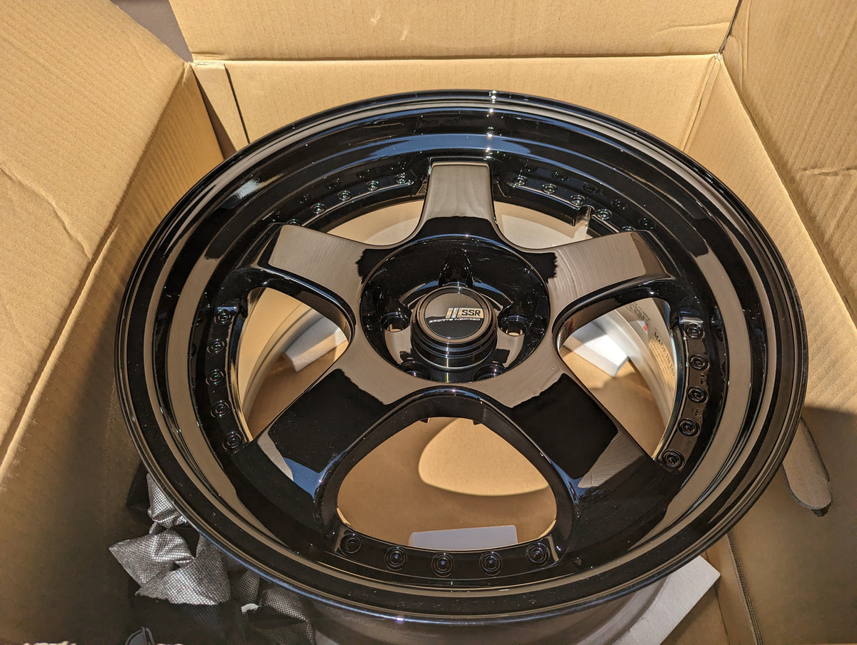 SSR SP1 (Triple Black) - 3 Piece Wheels – Hausofwheels