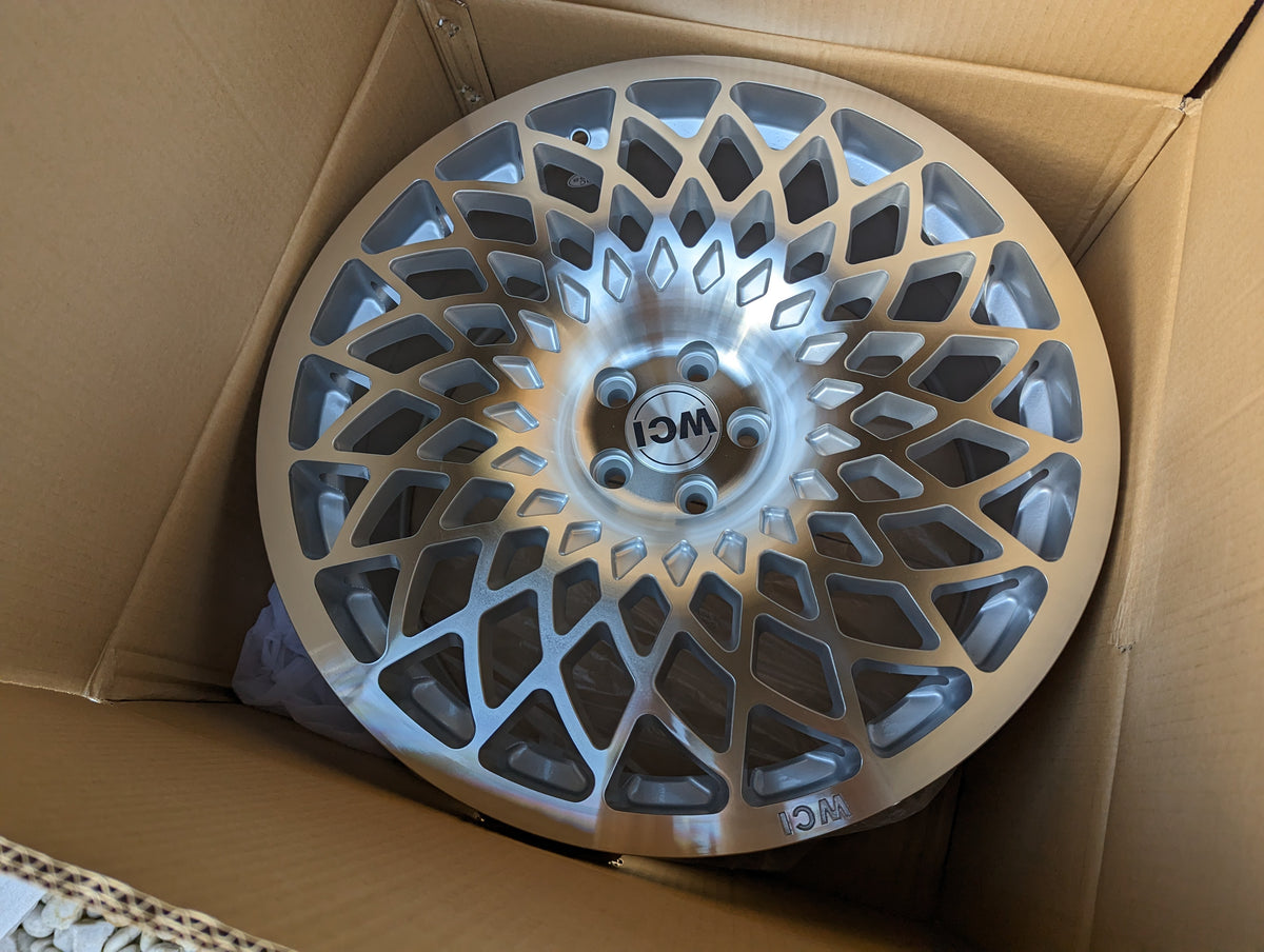 WCI MT10 ( Silver ) Mesh Wheels - 5x100 - 19x8.5 +35 – Hausofwheels