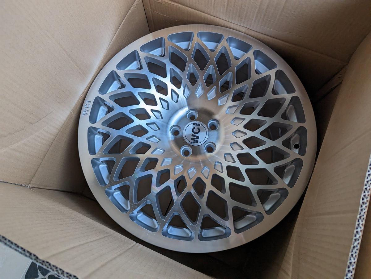 WCI MT10 (Silver) Mesh Wheels - 5x100 - 19x9.5 +35 – Hausofwheels