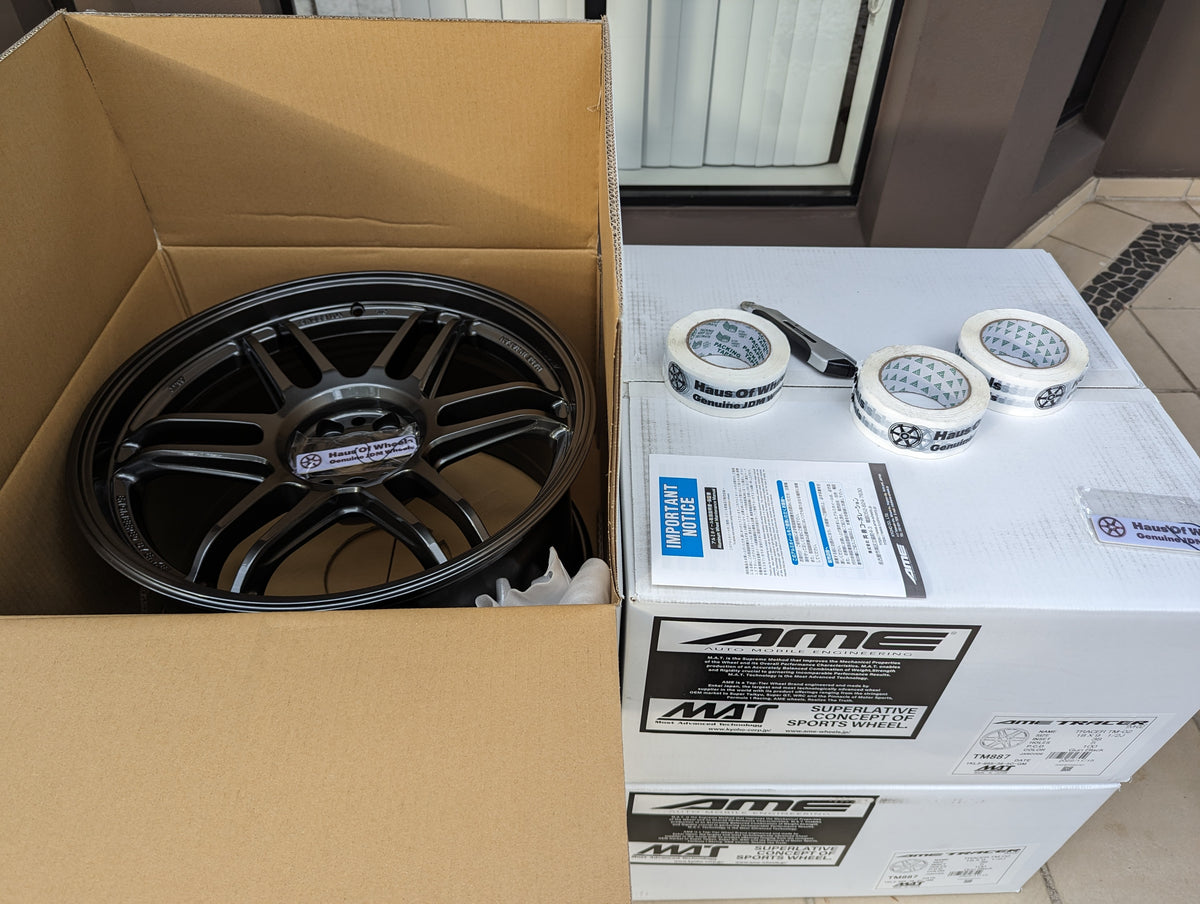 AME (Engineered By Enkei) Tracer TM02 (Gunblack) – Hausofwheels