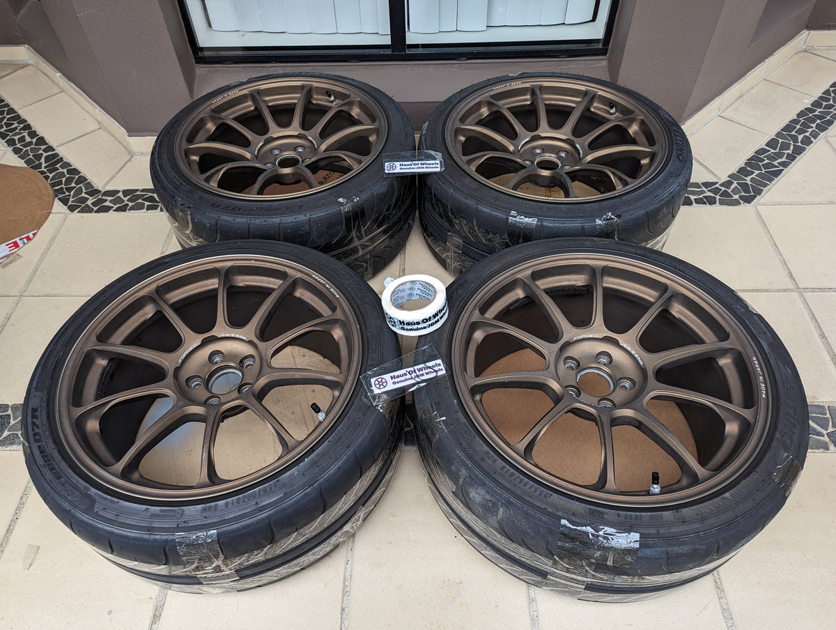 Rays Volk Racing ZE40 (Bronze) - 5x100 - F: 18x9.5 +43 - R: 18x10 +40 ...