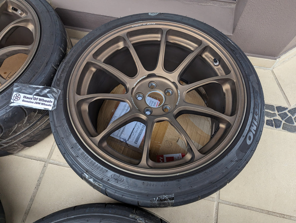 Rays Volk Racing ZE40 (Bronze) - 5x100 - F: 18x9.5 +43 - R: 18x10 +40 ...