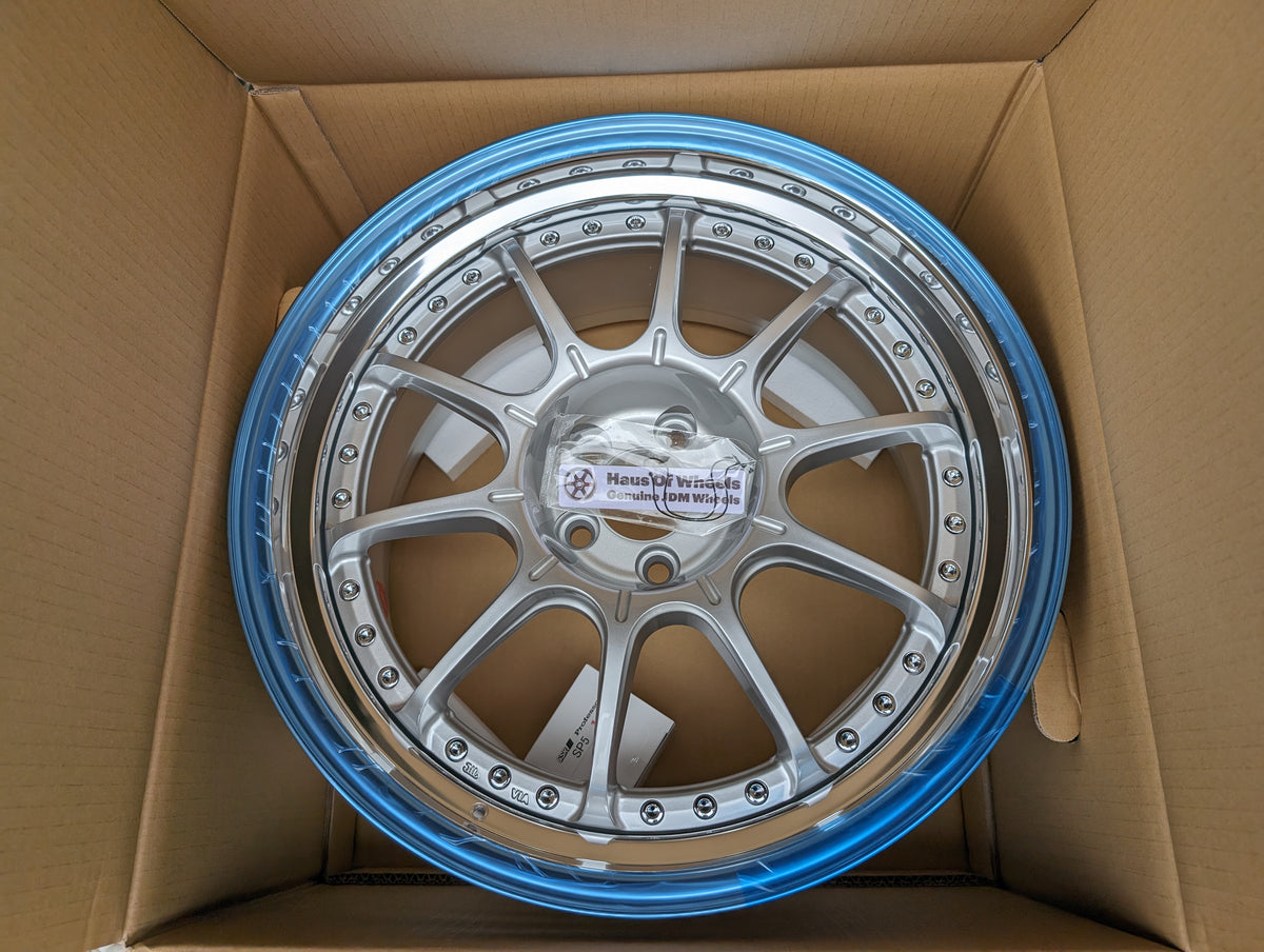 *Brand New* SSR SP5 (High Bright Silver) - 3 Piece Wheels - 5x100 - 18 ...