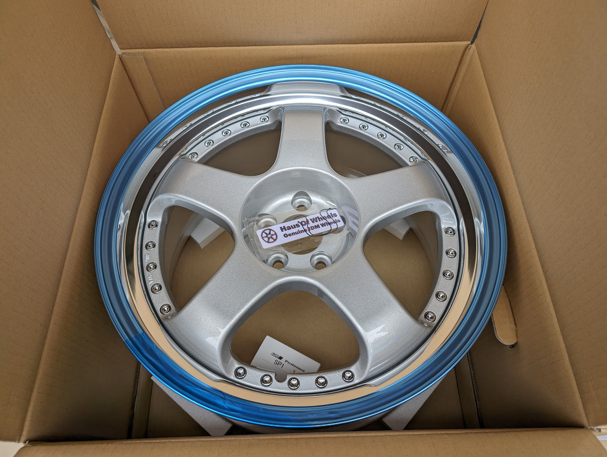 *Brand New* SSR SP1 (Silver) - 3 Piece Wheels - 5x100 - 18x9.5 +37 ...