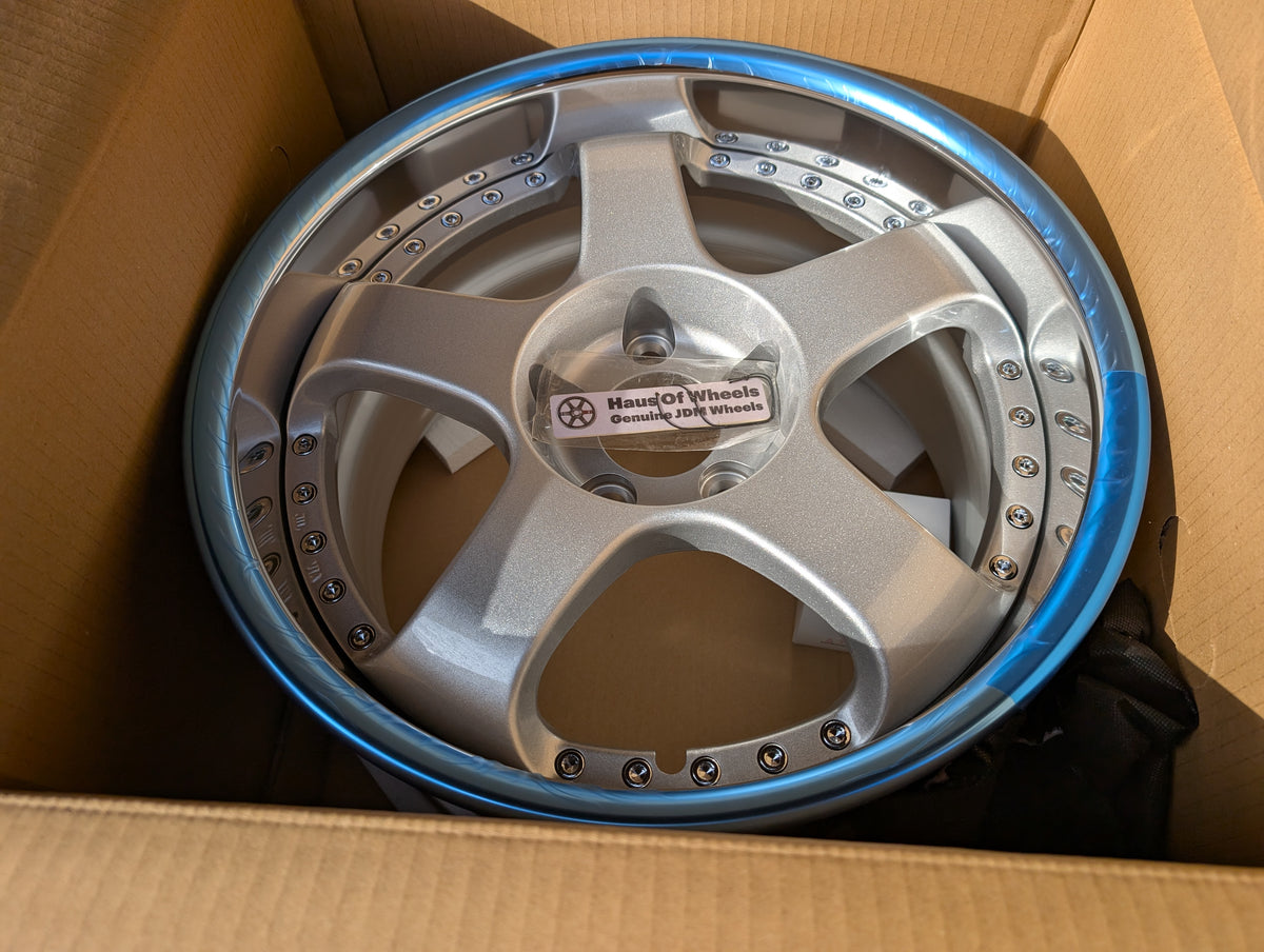 *Brand New* SSR SP1 (Silver) - 3 Piece Wheels - 5x114.3 - 17x9.5 +25 ...