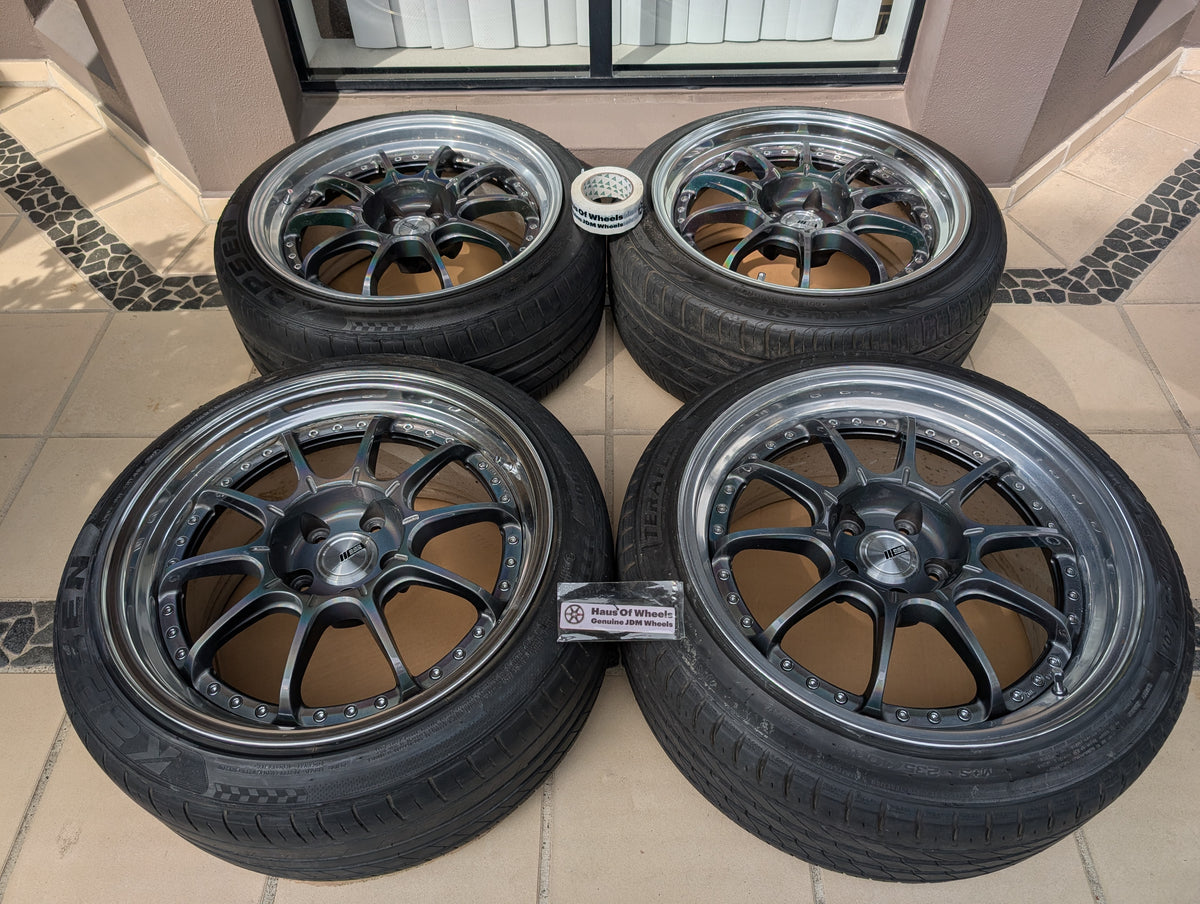 SSR SP5 (Spectrum Silver) with Genuine SSR Center Caps and Tyres - 3 P ...