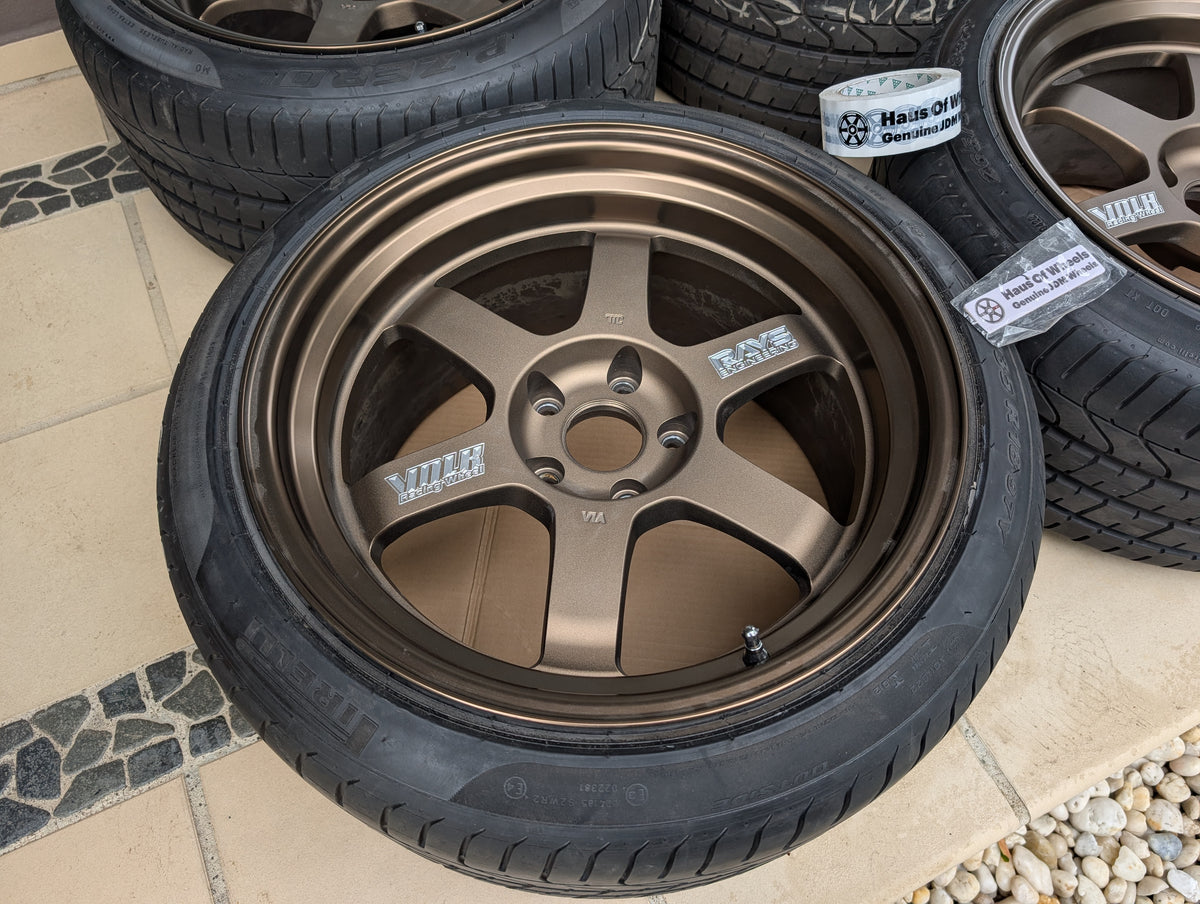 *Limited Edition* + *Deep Dish* - Rays Volks Racing TE37V (Bronze) 10t ...
