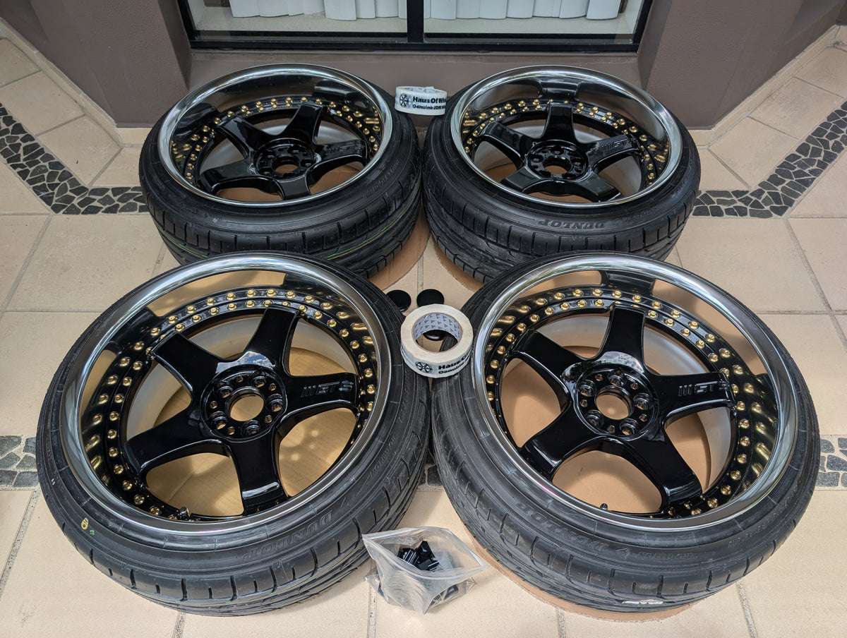 *Deep Dish* Work Emotion GT5 3P (Gloss Black) With Genuine Work Centre ...